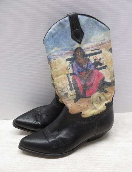Seychelles women's Native American hand painted leather western/cowboy ...
