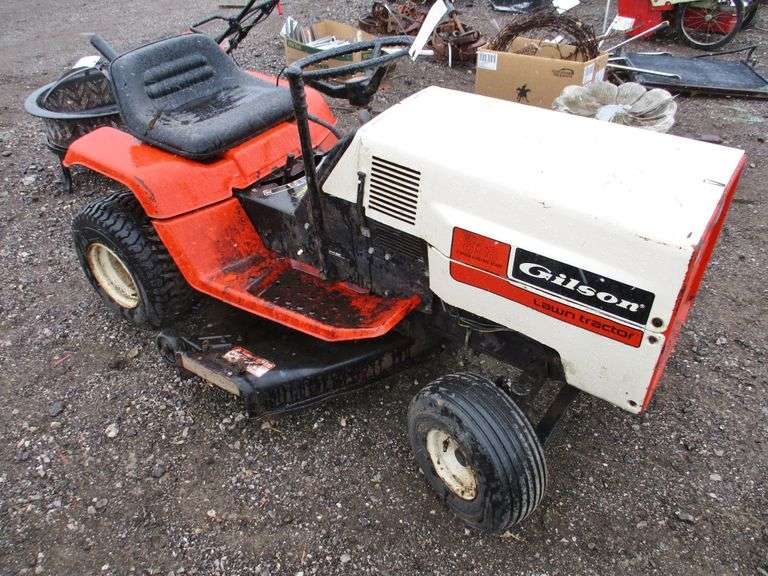 Gilson lawn tractor, model 52113C, serial: 6296E1, 38", used - Albrecht ...