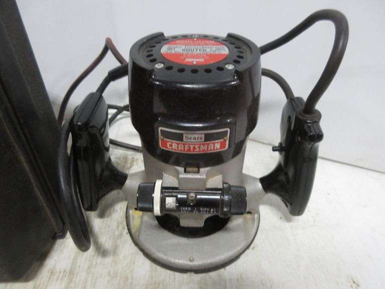 Sears/Craftsman router in carry case, model 315.17480 with adjustable ...