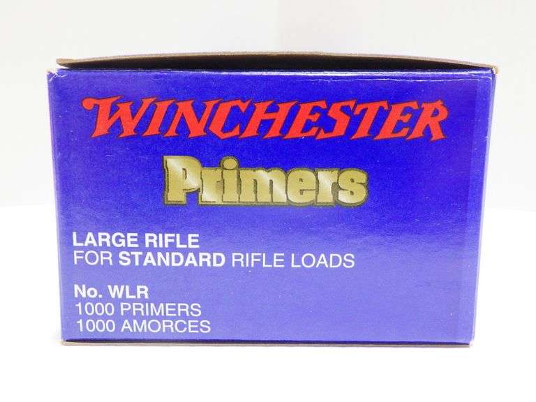 (1,000) Rounds of Winchester Large Rifle Primers, new - Albrecht ...