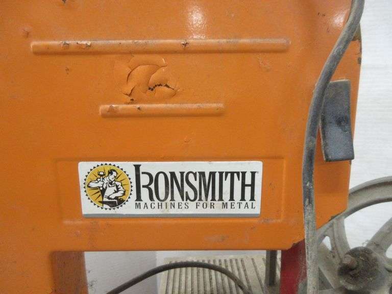 Ironsmith bench top bandsaw, 7 1/4", 1/3 HP, upper wheel is off, for ...