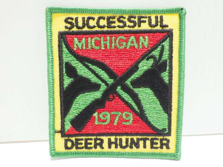 1979 Michigan Successful Deer Hunter Patch, in excellent condition ...