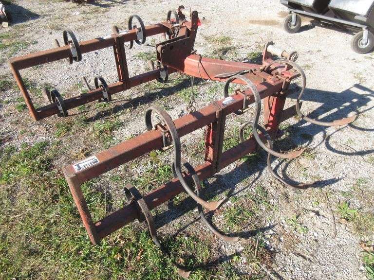 3-Point hitch cultivator, 12 teeth, 13'L - Albrecht Auction Service