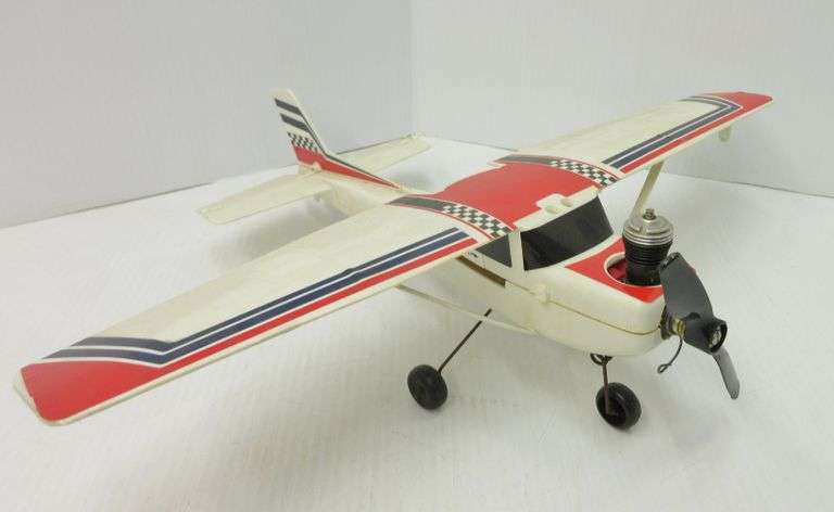 Cox model airplane with engine, 16"W x 12"L, in good condition ...