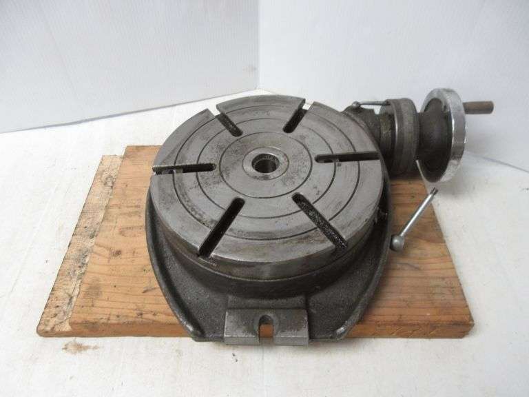 10" Rotary table for the milling machine, works - Albrecht Auction Service