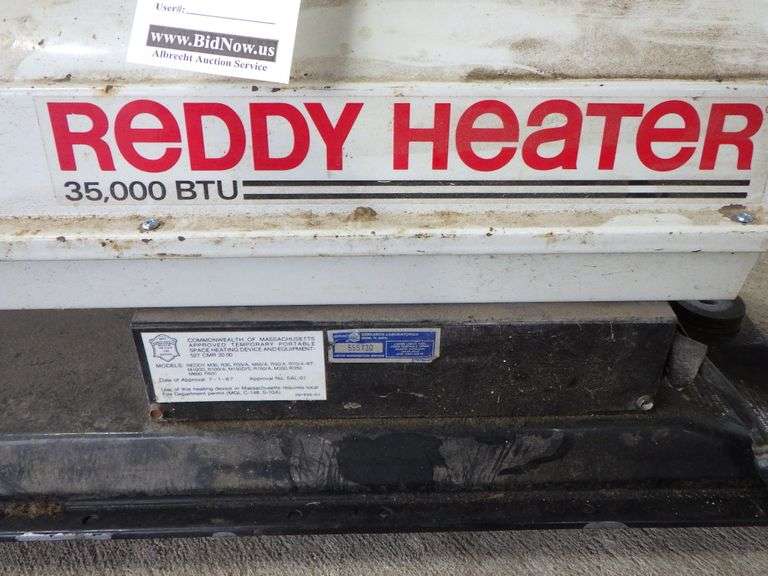 Reddy Heater, Model R35A, Kerosene portable heater, 3-gallon capacity ...