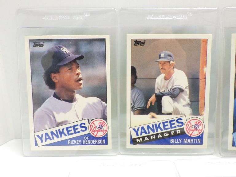 1985 Topps traded set, near mint-to-mint condition - Albrecht Auction ...