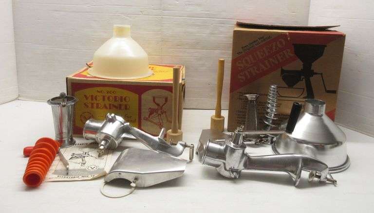 Victorio juicer/strainer, No. 200, in new condition - Albrecht Auction ...