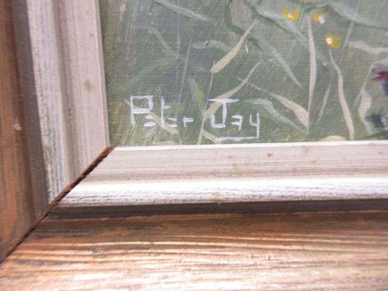 (2) Peter Jay framed acrylic paintings: "Tillingham Valley" and "Pett ...