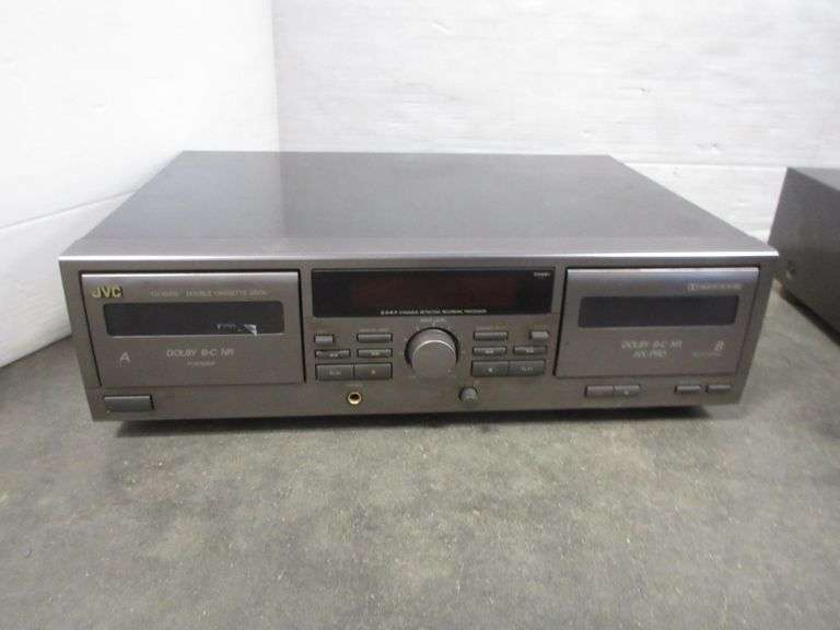 JVC 5-CD player, JVC tuner and dual cassette player, Solid state 8 ...