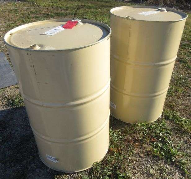 (2) Barrels no holes with caps, great for swim rafts, docks, burn ...