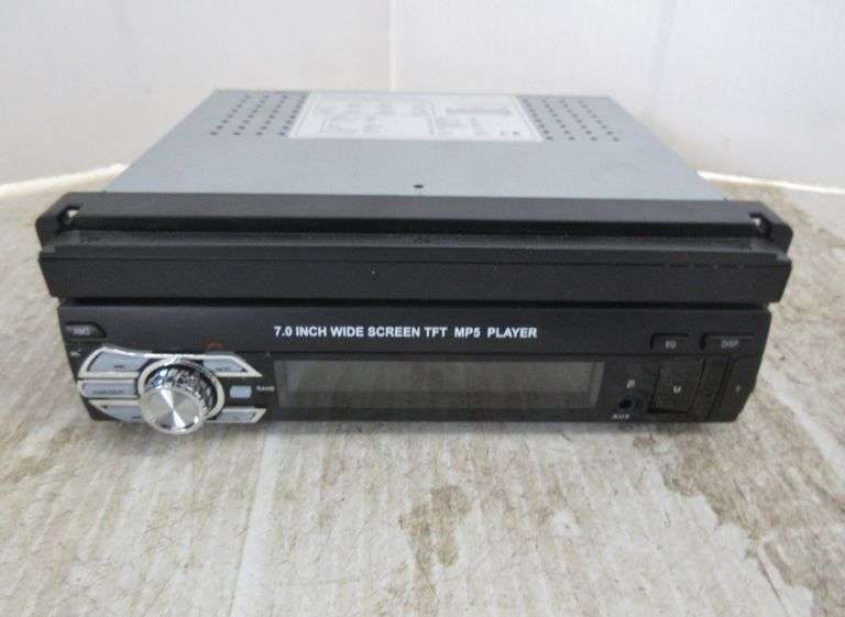 7" Wide screen TFT mp5 player radio - Albrecht Auction Service