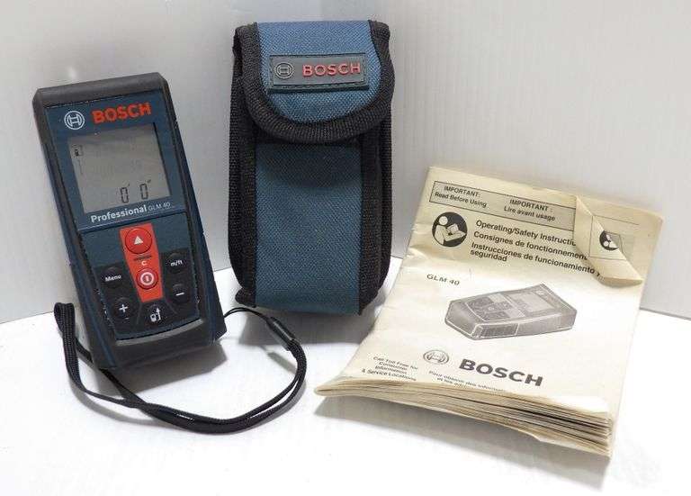 Bosch GLM 40 Professional laser with instructions and case, works, very ...