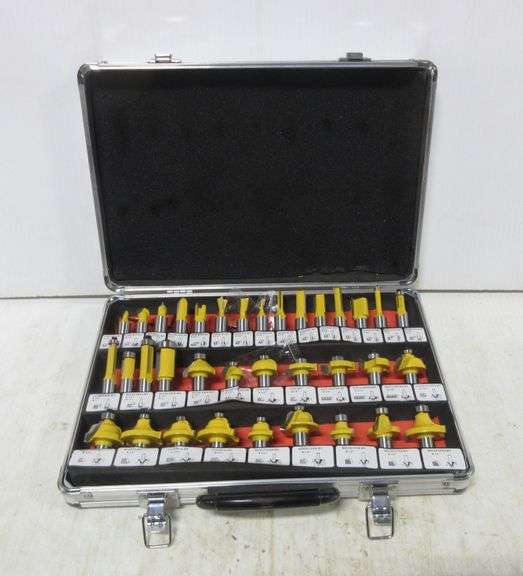 35-Piece Tungsten carbide tip router bit set, 1/2" shank - Albrecht ...