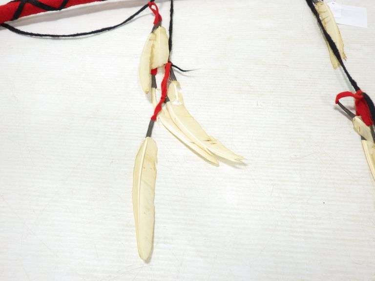 Authentic Native American Cherokee medicine man staff with fur and ...