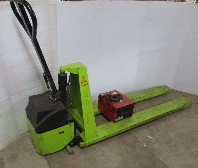 Pramac HX 10E high rise pallet jack with charger, has a good battery ...