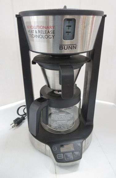 Bunn Phase Brew stainless steel programmable 8 cup coffee maker, 15 1/2 ...
