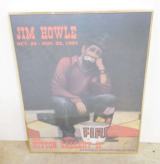 Signed Jim Howle poster, professionally framed from the Jack Sutton ...