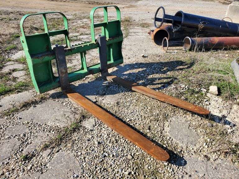 HLA Forks for John Deere, HD55JD640, Ser. No. 14LA19684, 5500 lb ...