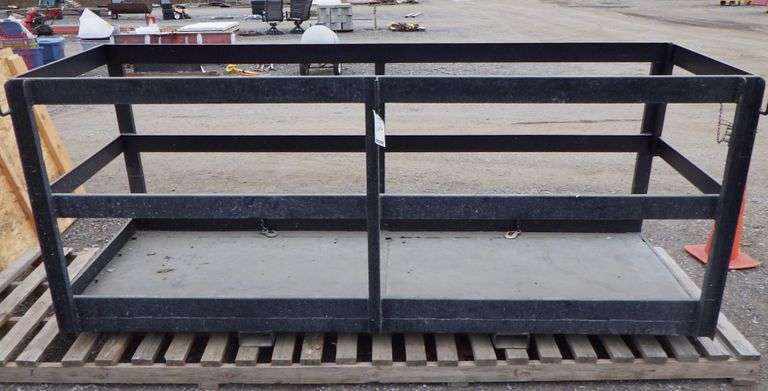 Work platform, fits anything with forks, made heavy duty out of channel ...