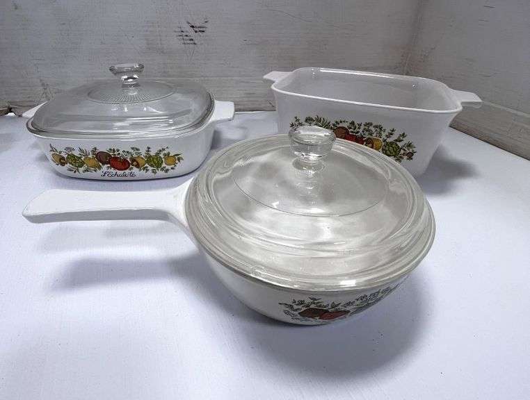 Corningware Spice of Life Pattern, includes: 5-quart casserole with lid ...