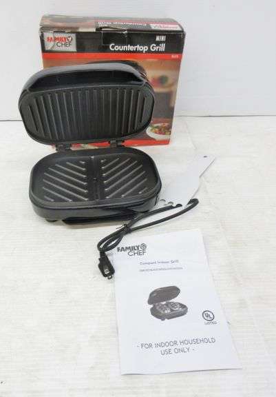 Family Chef, Mini-Countertop Grill, for indoor use only, NIB - Albrecht ...