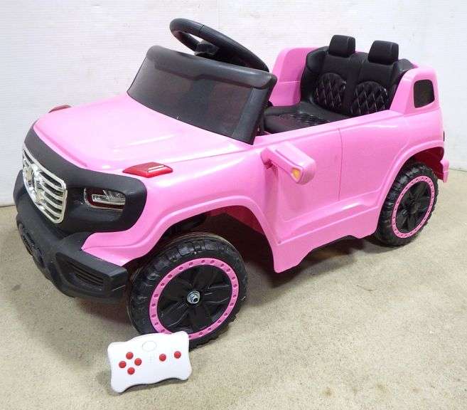 Pink Power Wheels, comes with a remote control parents can control the ...