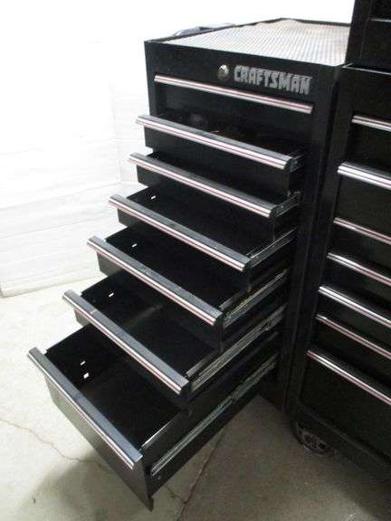 Craftsman industrial series tool box, top and bottom box divided by ...