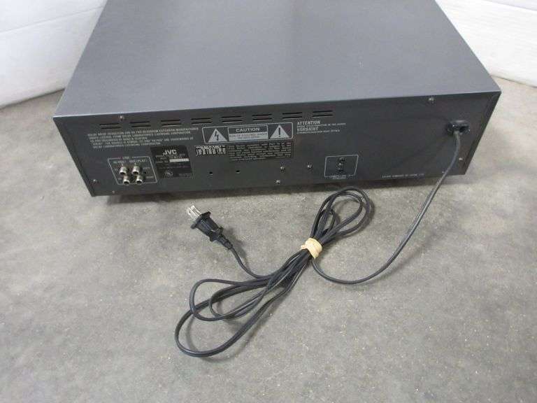 JVC 5-CD player, JVC tuner and dual cassette player, Solid state 8 ...