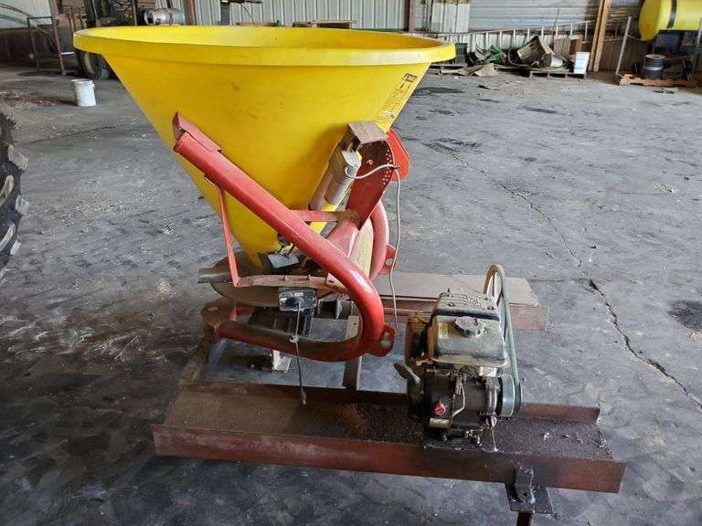 Frontline 180 Broadcast Spreader with Predator 79cc Gas Engine, Hopper ...