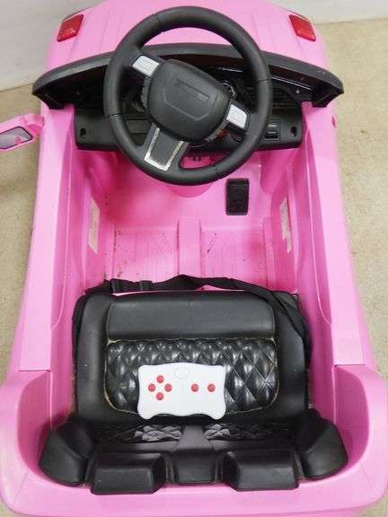 Pink Power Wheels, comes with a remote control parents can control the ...