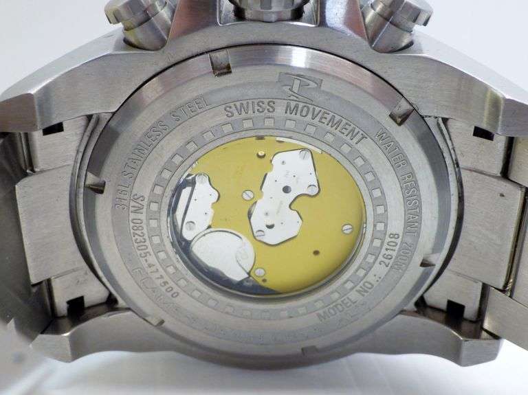 Invicta reserve chronograph 56mm blue dial swiss movement 200m men's ...