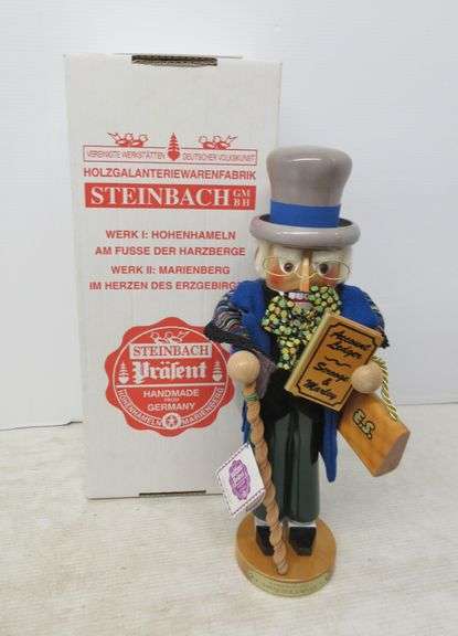 Steinbach "Scrooge" Nutcracker, handmade from Germany, 6"W x 17"H, NIB ...