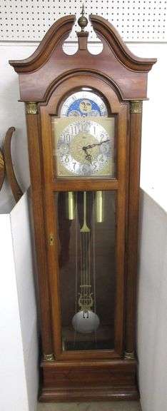 Ridgeway grandfather clock, lever, pendulum, and weight removed for ...