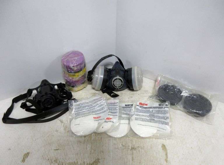 (2) Respirators with filters - Albrecht Auction Service