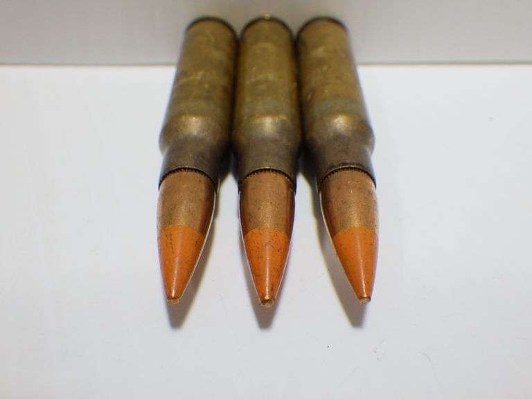(35) Rounds of 308 Winchester, 7.62mm Nato, 147-Grain Tracer, L.C. 07 ...
