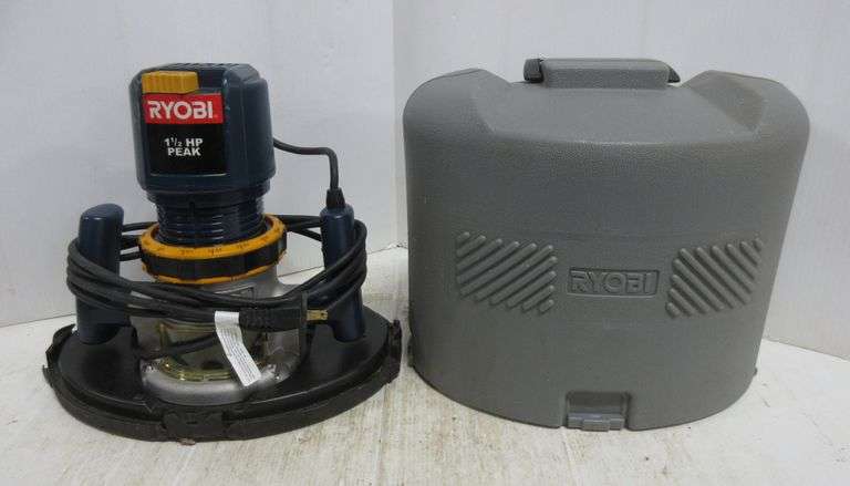 Ryobi 1 1/2 HP router, R1G1 model, great condition - Albrecht Auction ...