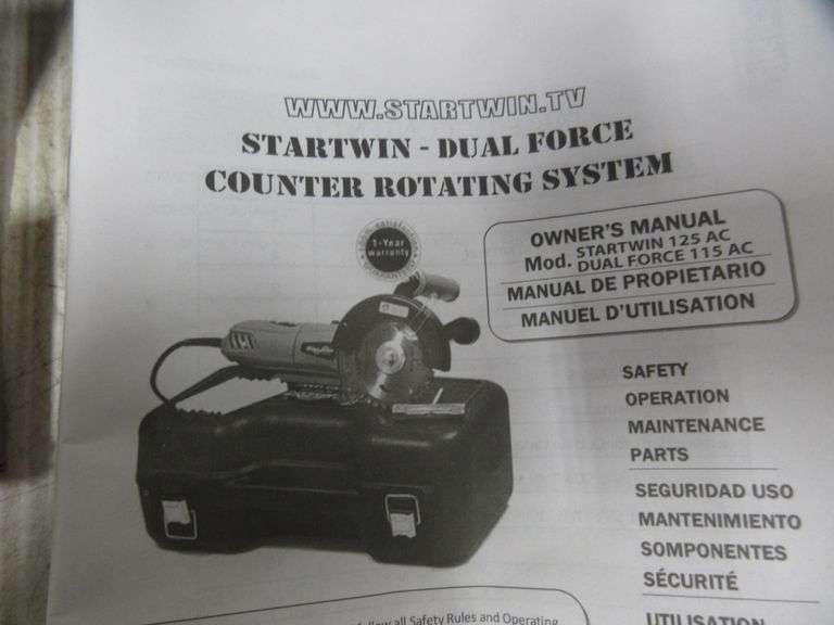 OMNI dual saw with upgrade kit, 2nd extra blader, 6 1/8" dual blade ...