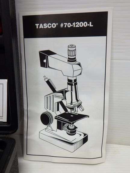 Tasco microscope 1200x zoom discovery kit with hard case, never used ...