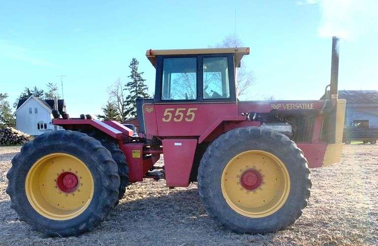 Versatile 555 Tractor, Cummins 9.1L Diesel, 4-Remotes, PTO, 3-Point ...