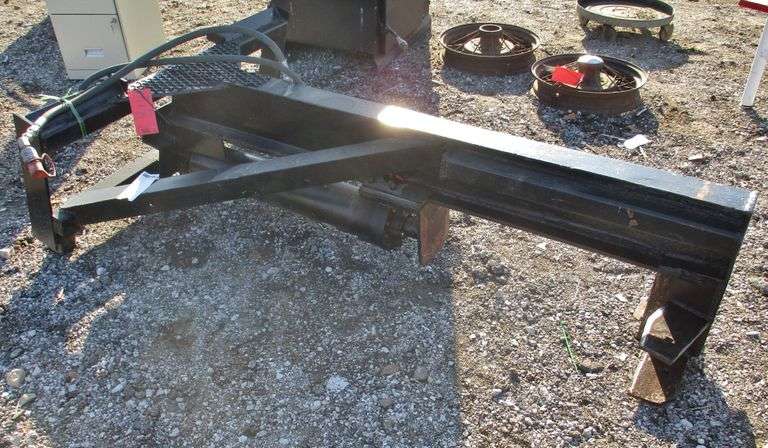 Homemade skid steer hydraulic wood splitter, travel 2-way splitter, 25 ...