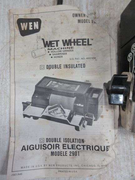 Model 2901 S WEN wet wheel machine - Albrecht Auction Service