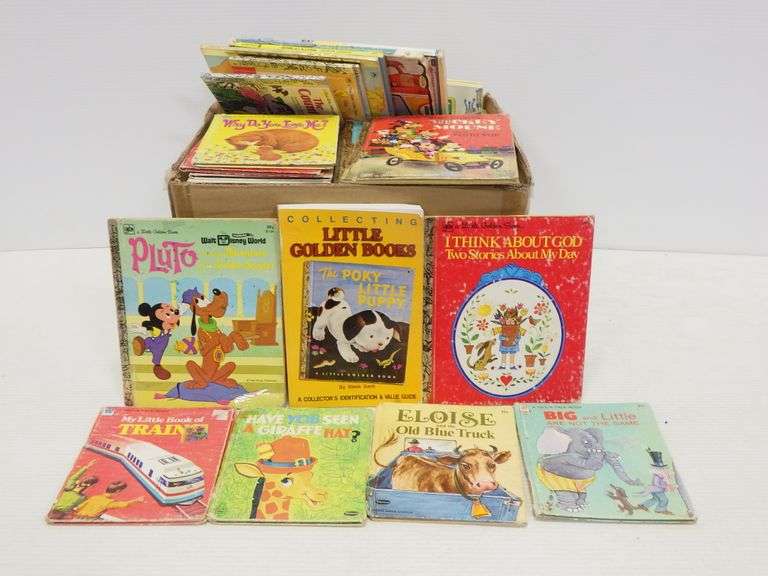 (92) Older Little Golden books, includes: Golden board books, 4- Golden ...