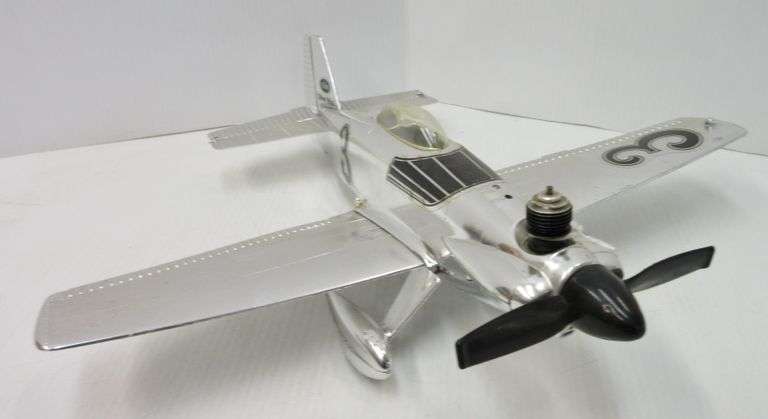 Testors model airplane with engine, 16"W x 14"L, in solid condition ...