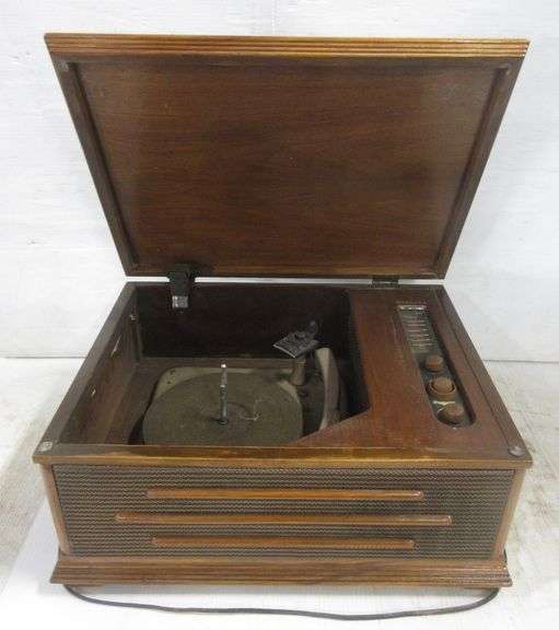Older stereo record player, "Detrola," 22"W x 17"D x 10"H - Albrecht ...