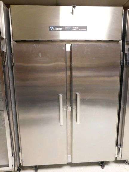 Victory V-Series two-door freezer, model VFSA2D, approx. 49 cu. ft ...
