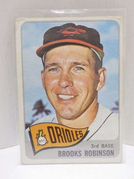 1965 Topps Brooks Robinson card - Albrecht Auction Service