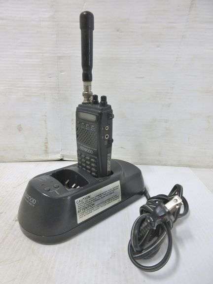 Kenwood 2-meter ham radio with charger, good - Albrecht Auction Service