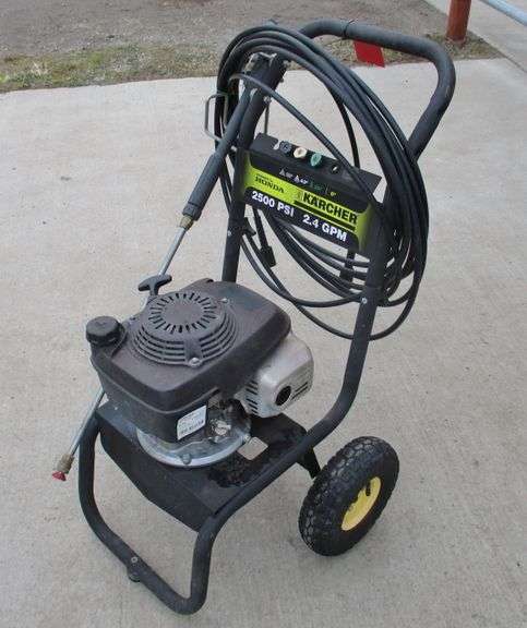 Power washer motor with 5' hose, wand, and (4) nozzles, no pump, runs ...