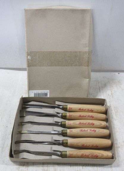 Robert Sorby chisel set for wood carving, excellent - Albrecht Auction ...